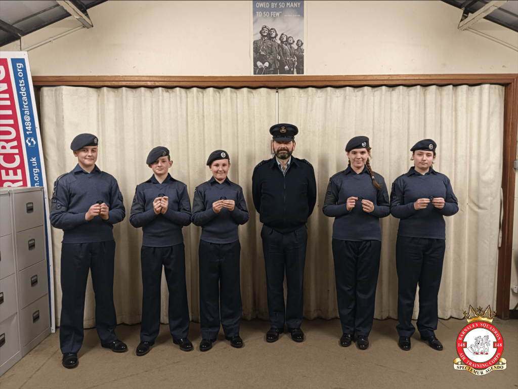 Blue Leadership Badges – 148 (Barnsley) Squadron